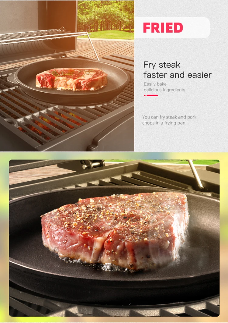 Vertical Folding Trolley Charcoal BBQ Grills Smoker Set Manufacturer ...