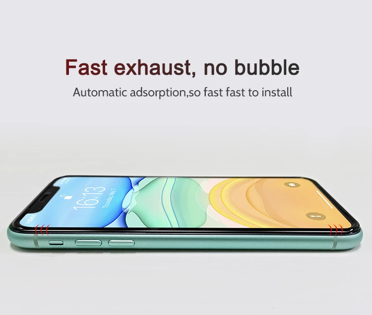 18d Airbag Edge Temper Glass Screen Protector For Iphone 12 11 Pro Max ...