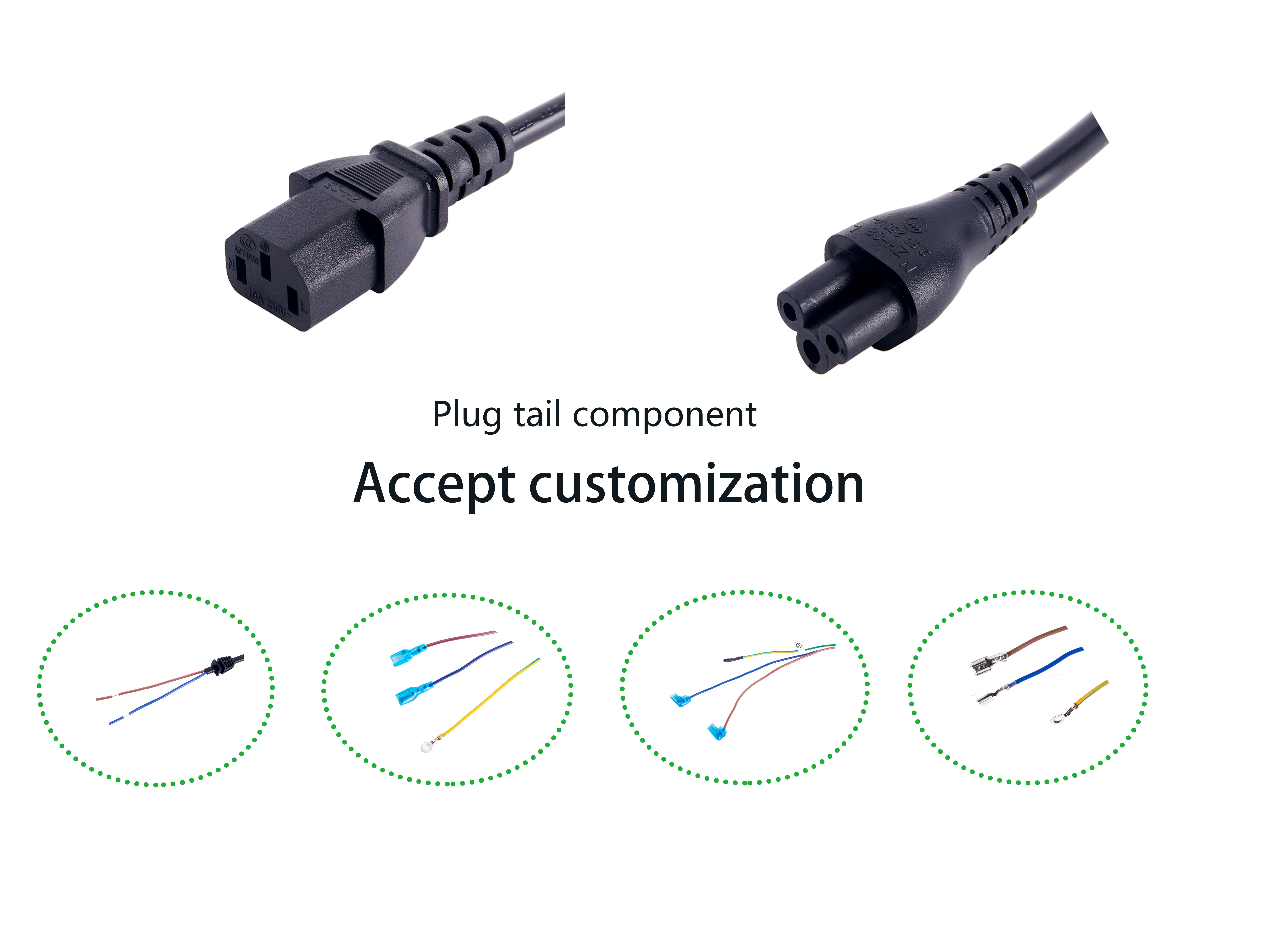 High Quality Expandable 3-pin Replacement Power Cord Small Appliance ...