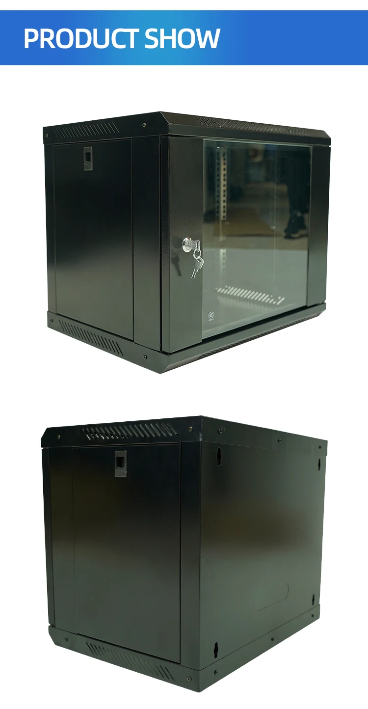 9U Wall Mounted Network Cabinet - Secure & Versatile Storage