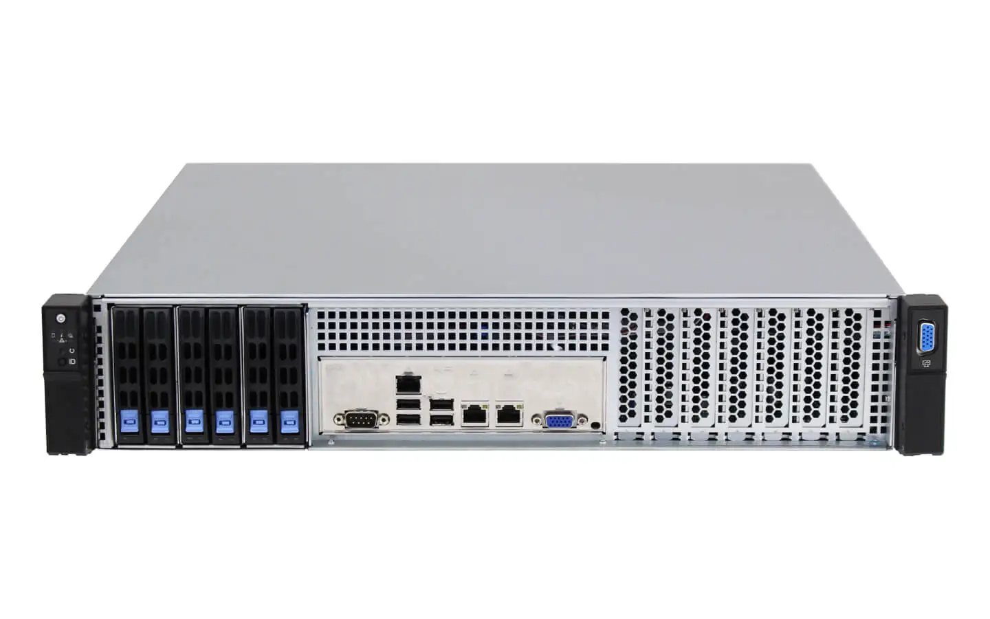 Ultra Short 2U Rackmount Server Chassis M24306 with 6 SSD Bays
