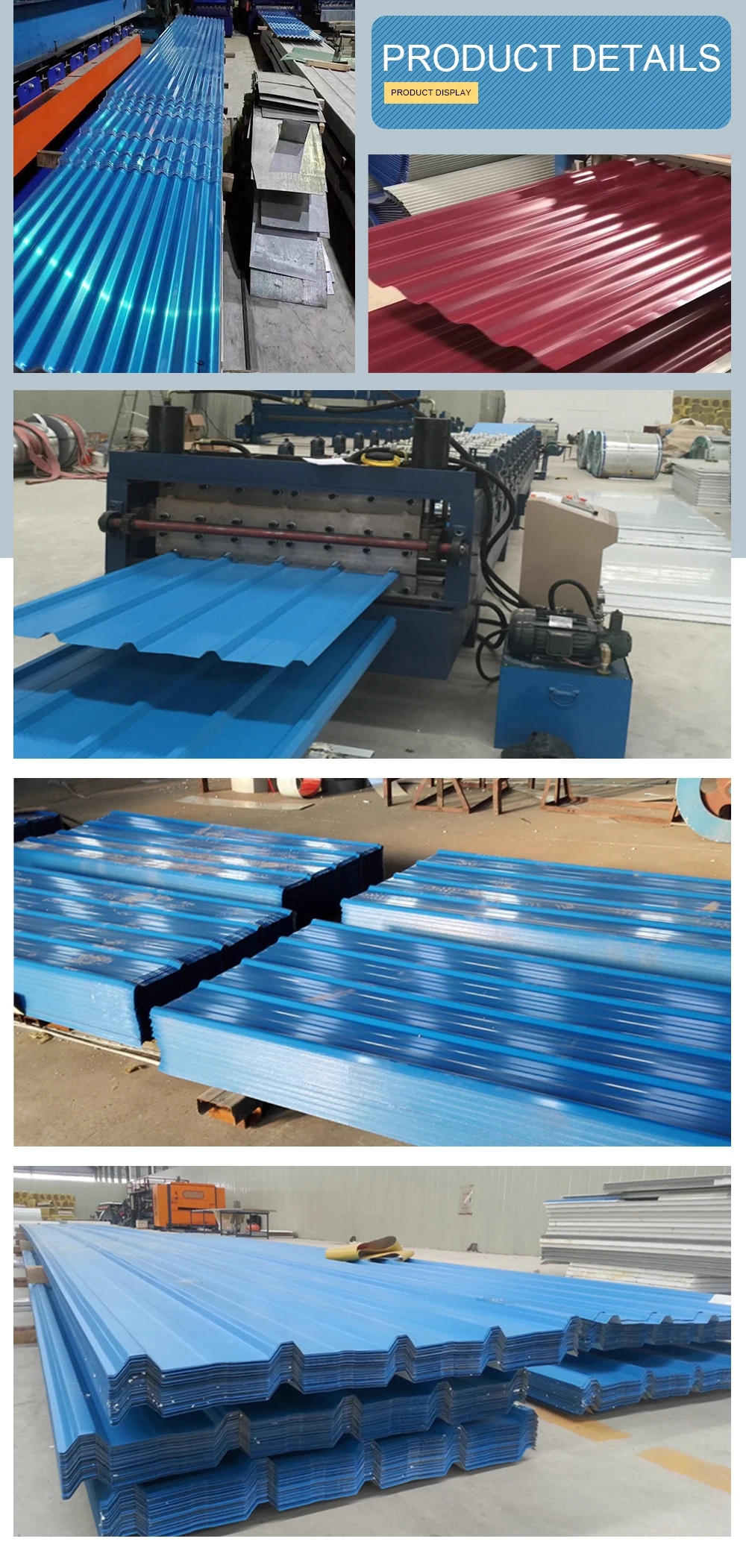 Ral Color Coated 24 26 28 30 Gauge Metal Roof Sheets Zinc Corrugated ...