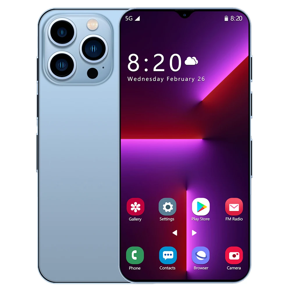 Popular New I13 Pro Max 6.7 "12gb+512gb Original 5g Smart Phone Android ...