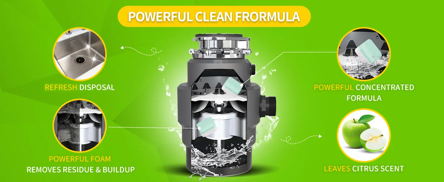 Waste Composting Machine Garbage Disposals Cleaning Tablets Kitchen ...