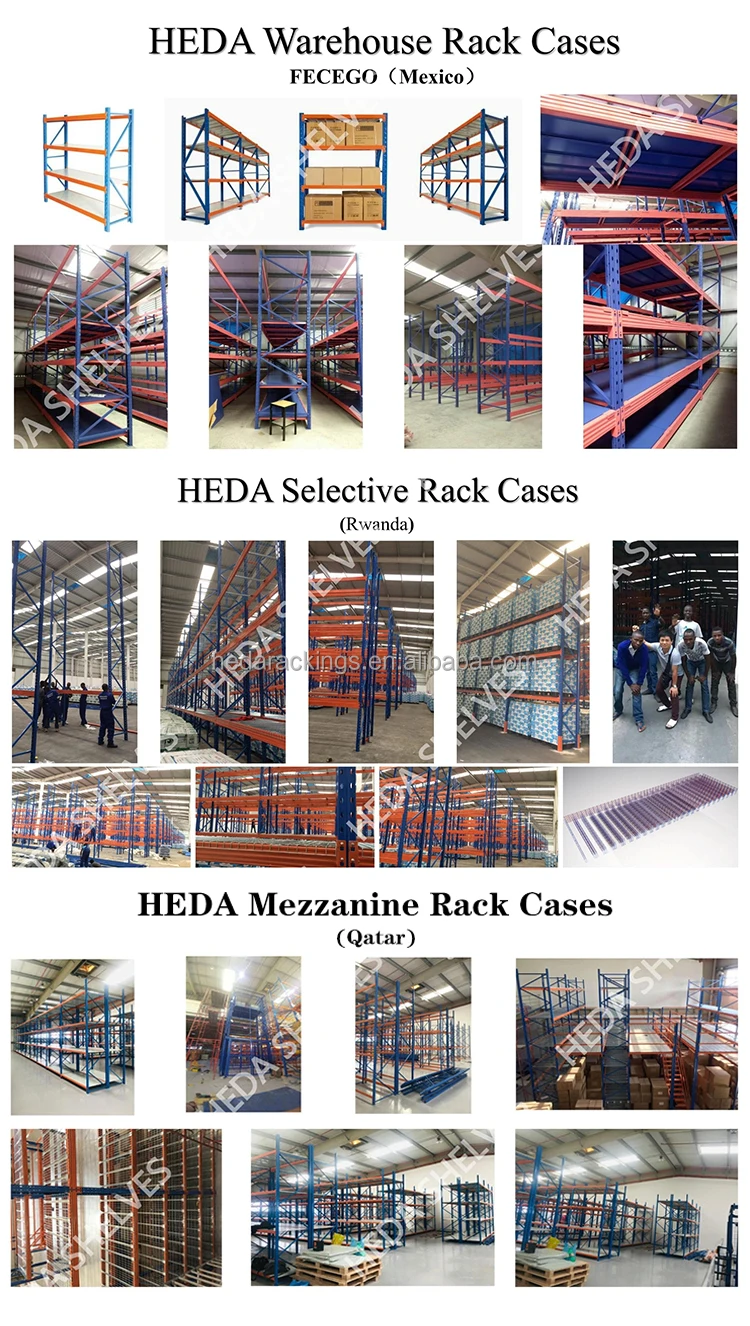 Heda Metal Warehouse Racking Industrial Shelving Systems Heavy Duty ...