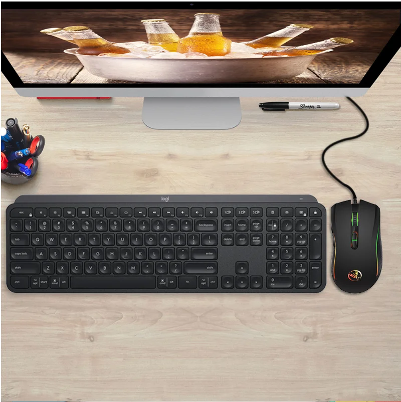 Logitech Mx Keys Wireless Keyboard Dual-mode Rechargeable Backlit ...