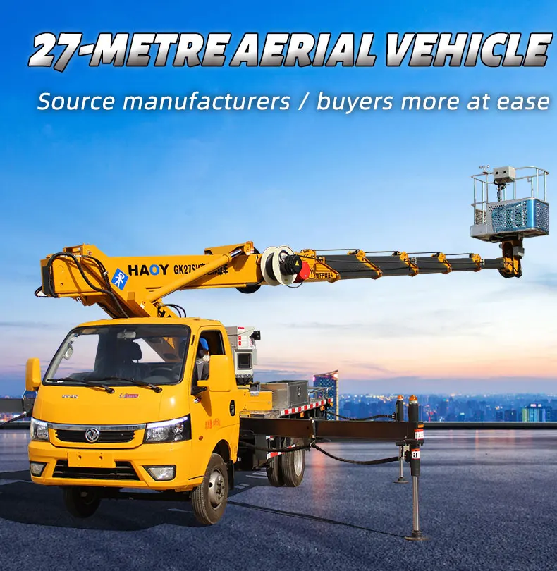 Telescopic Boom Articulated Hydraulic Aerial Work Platform Truck - OEM