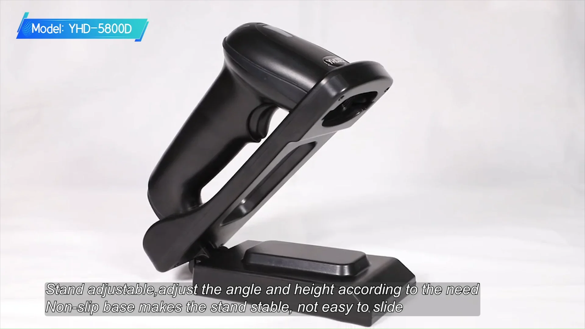 2d Wired Barcode Scanner With Stand Qr Code Reader Cmos For Warehouse ...