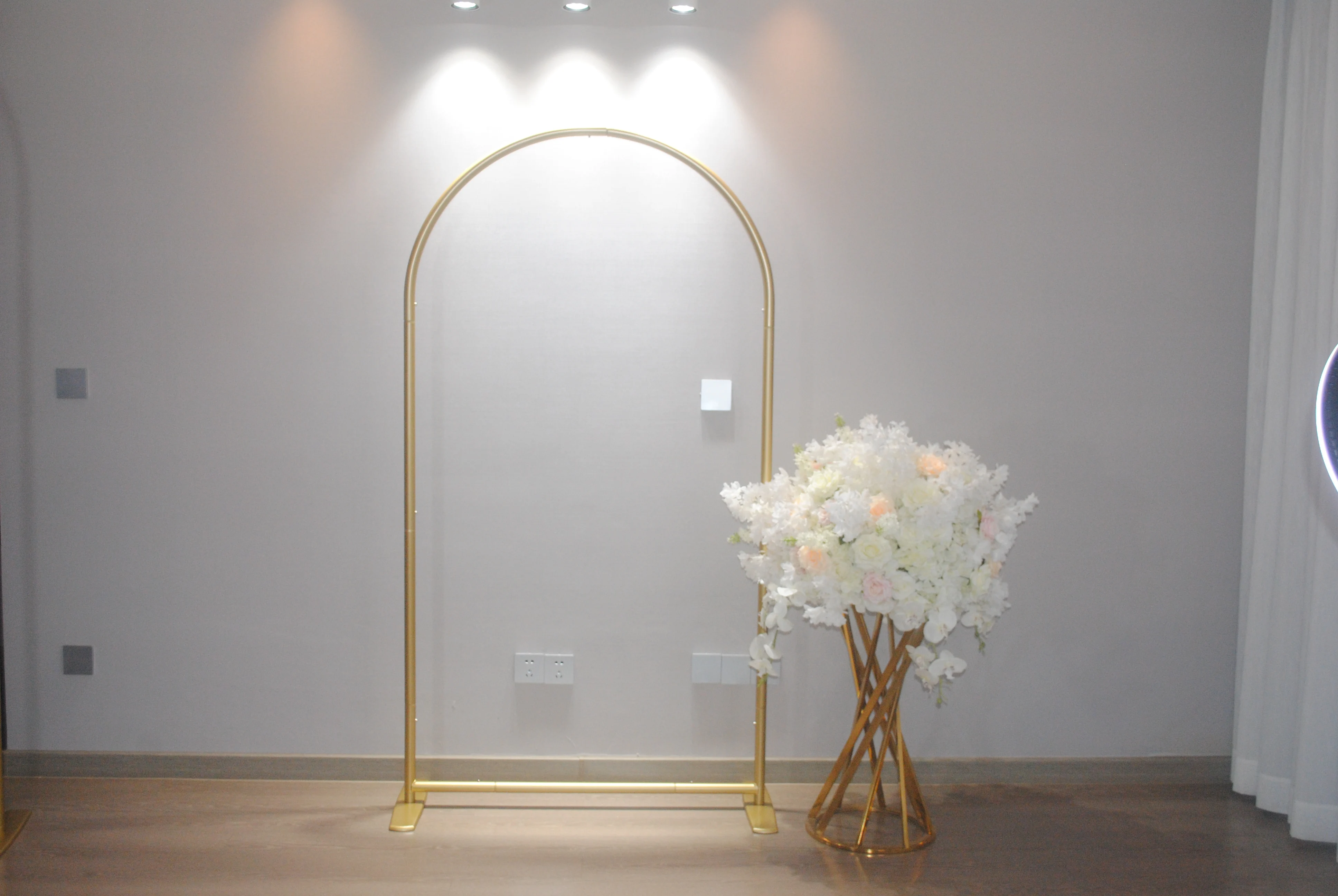 Gold Color Chiara Arch Frame - Perfect for Wedding & Events