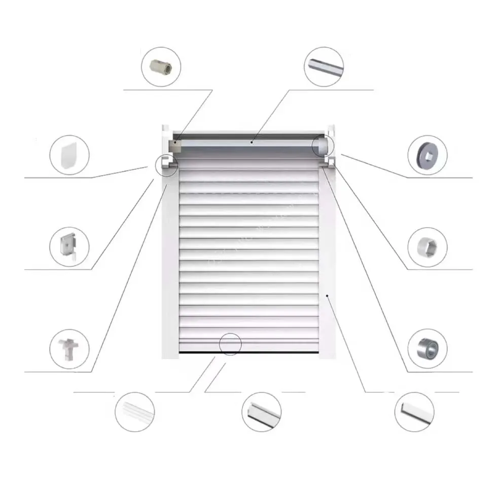Manual Window Shutter Safety External Shutters Aluminum Rolling Shutter ...