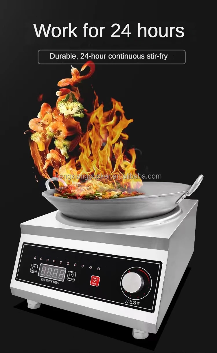 Electric Commercial Induction Hob 220v/380v 5000 Watt High Power ...