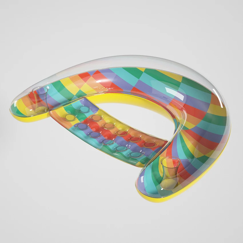 Custom Pvc Pool Float Beach Inflatable Lounge Chair For Kids And Family ...