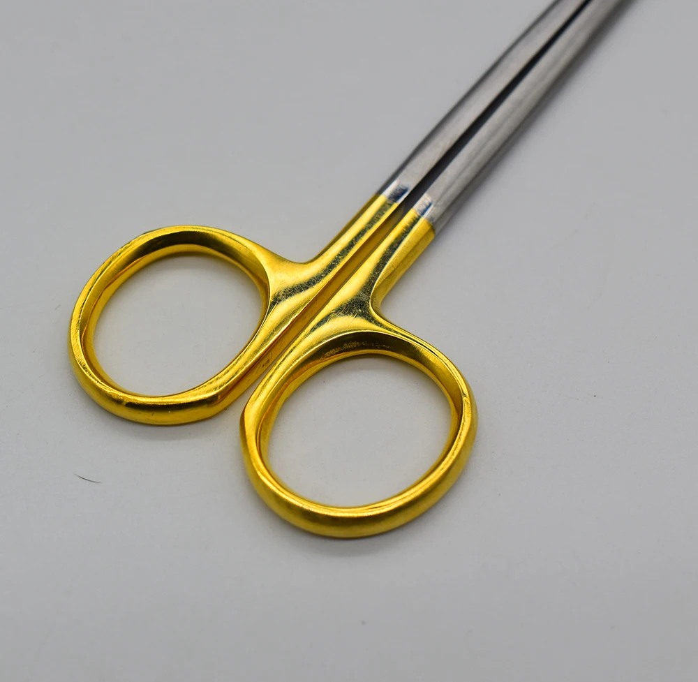 Surgical Scissors 16cm With Gold Handle Metzenbaum Scissor| Alibaba.com