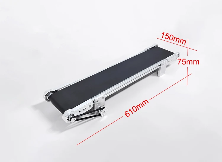 Portable Small Conveyor Belt Machine - Industrial PVC Belt Conveyor ...