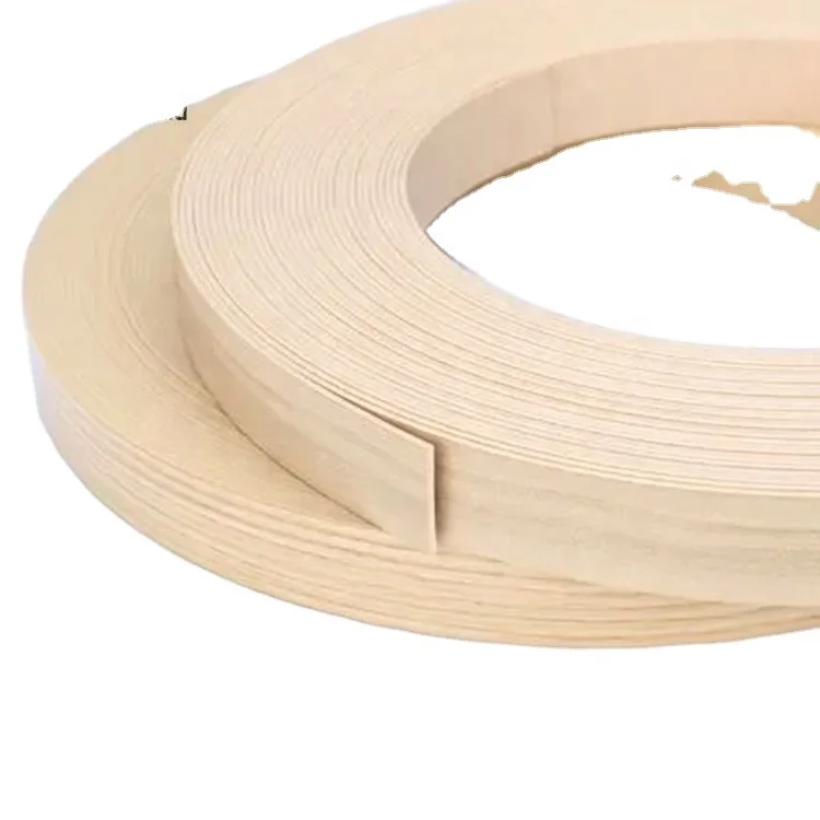 Preglued Real Wood Veneer Edging Melamine Edge Banding Tape Wood Solid ...