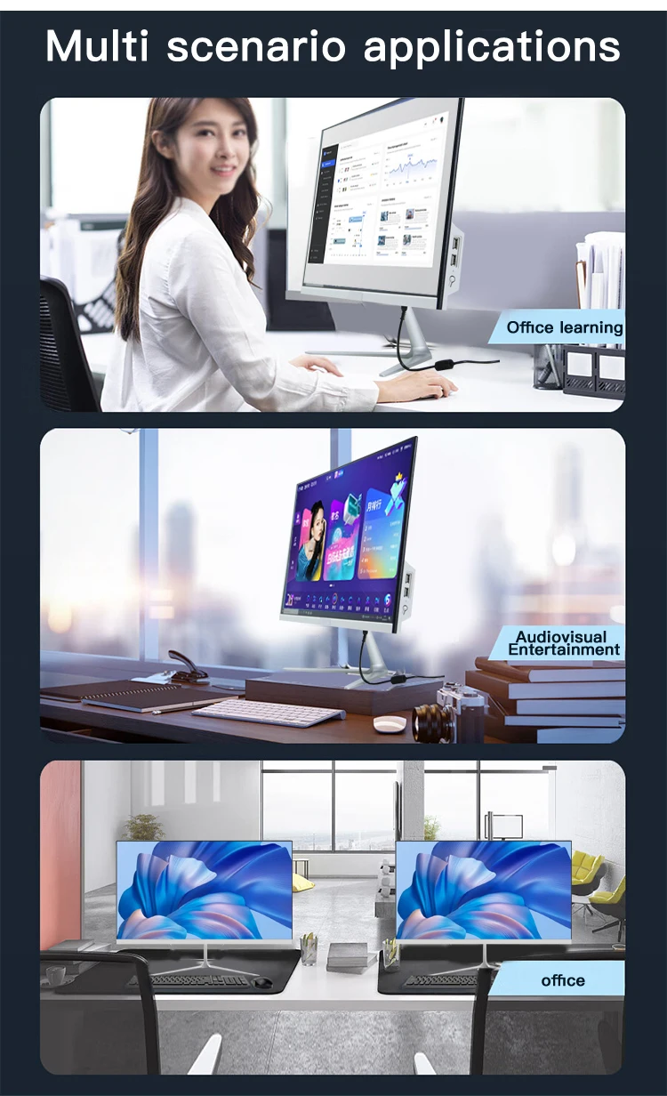 2024 New Model Aio Pc I5-8300h High Resolution 24 Inch 2k 4k 1k 60hz ...