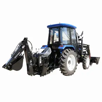 75hp 4wd Farmtrac Farm Enclosed Cabin Agricultural Tractor With Front ...