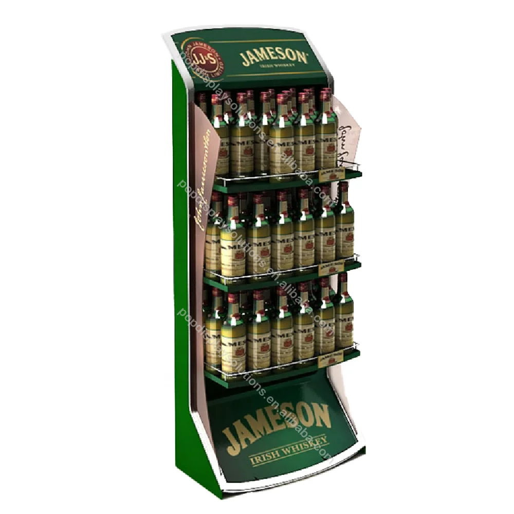 Retail Store Supermarket Metal Soda Water/jams Bottle Wine Display ...