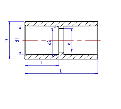 Din Standard Dn25 1" Upvc Coupling 1 Inch Industrial Chemical Upvc Pipe ...