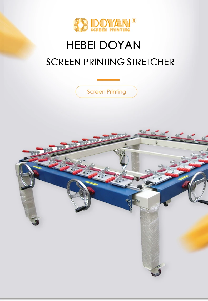 Pneumatic Screen Printing Mesh Stretching Machine to Stretch All Kinds ...