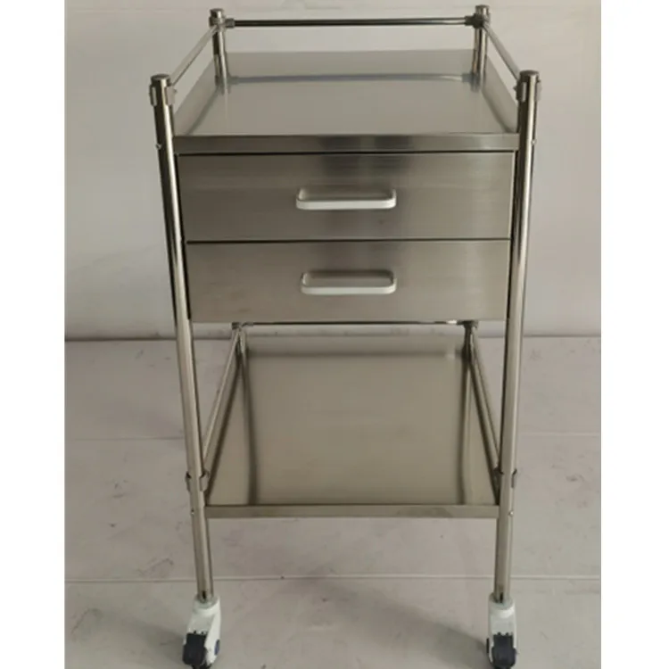 BT-SIT030 Hospital Two Layers Two Drawers Stainless Steel Medical ...
