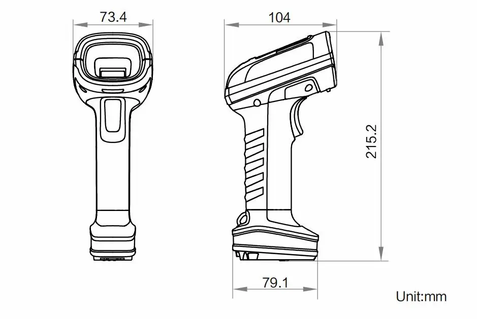 HIK Vision Handheld Scanner - Rugged 1D/2D Decode Capability