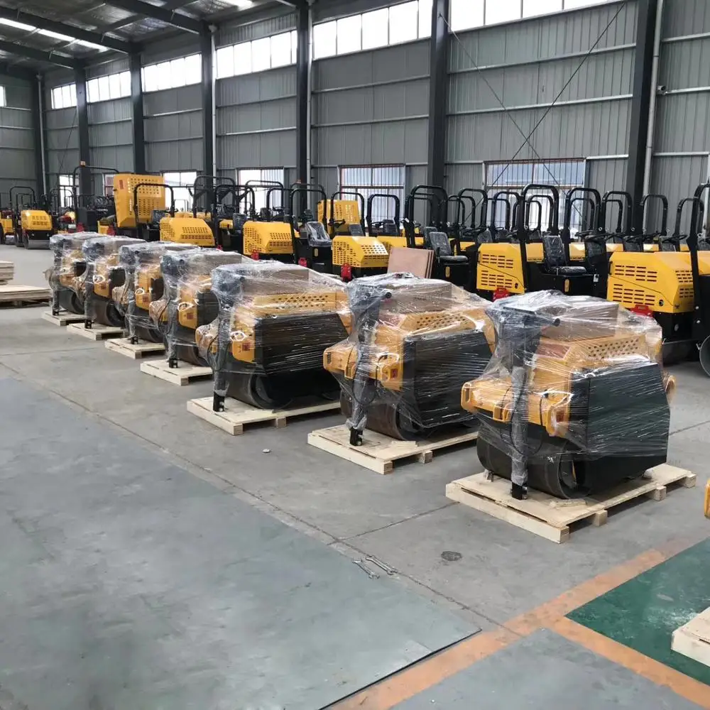 3.5 Ton Hydraulic Rubber Wheel Roller Compactor Machine Vibratingtwo ...