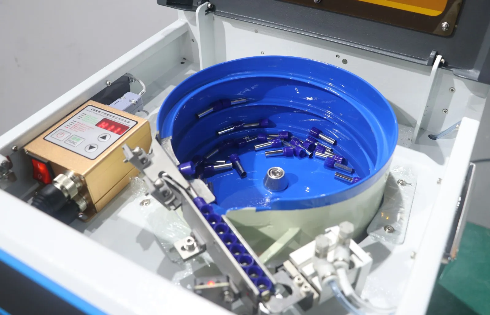 EW-5010A+ Semi Automatic Wire Terminal Stripping & Crimping Machine