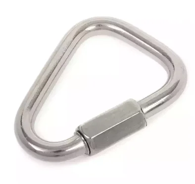 Triangle Link Chain Carabiner 316 Stainless Steel Quick Link Heavy Duty ...