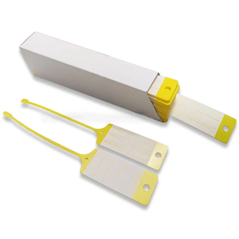 Self-locking Plastic Key Tag, Mechanic Service Auto Key Tags, Auto Key ...