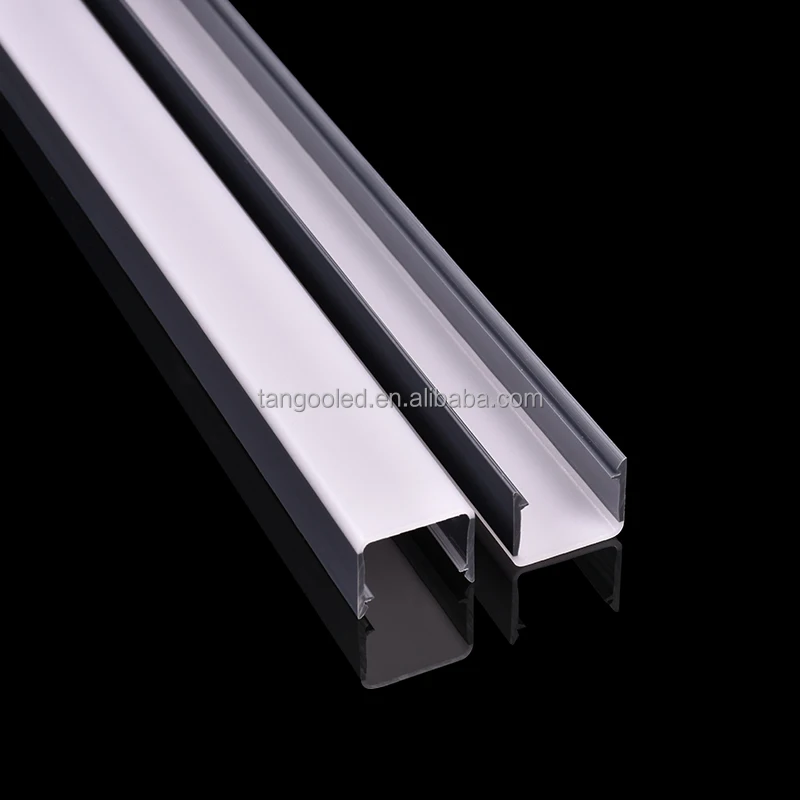 Black and White Coextruded U Channel Housing for Led Strip Light Custom ...