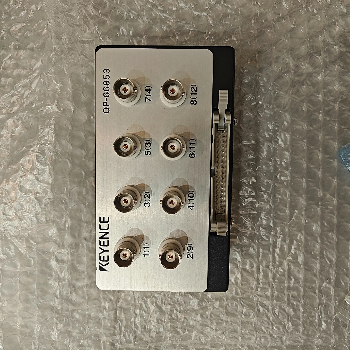 OP-66853 KEYENCE BNC Terminal Block - Brand New and Original