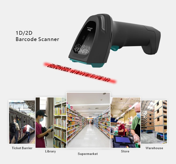 DPM Laser Scanner - ULTRA-RUGGED 1D 2D Wireless Barcode Scanner