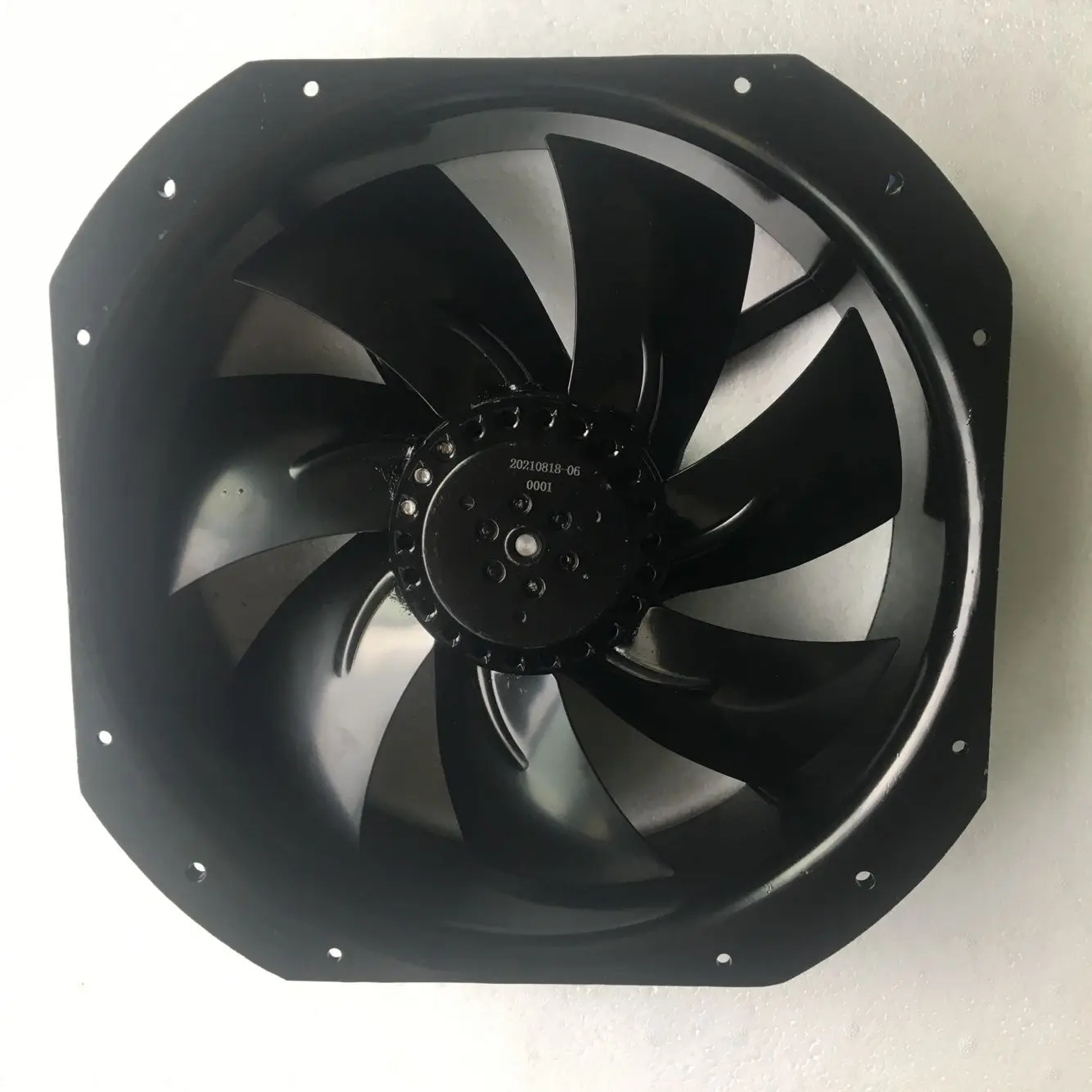 UL approved 280*280*80mm 1200CFM 115V 120V AC EC metal impeller axial cooling fan ventilation ...