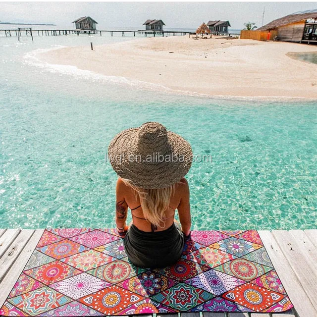 Recycled Beach Towels - Quick Dry, Antimicrobial, and Sustainable