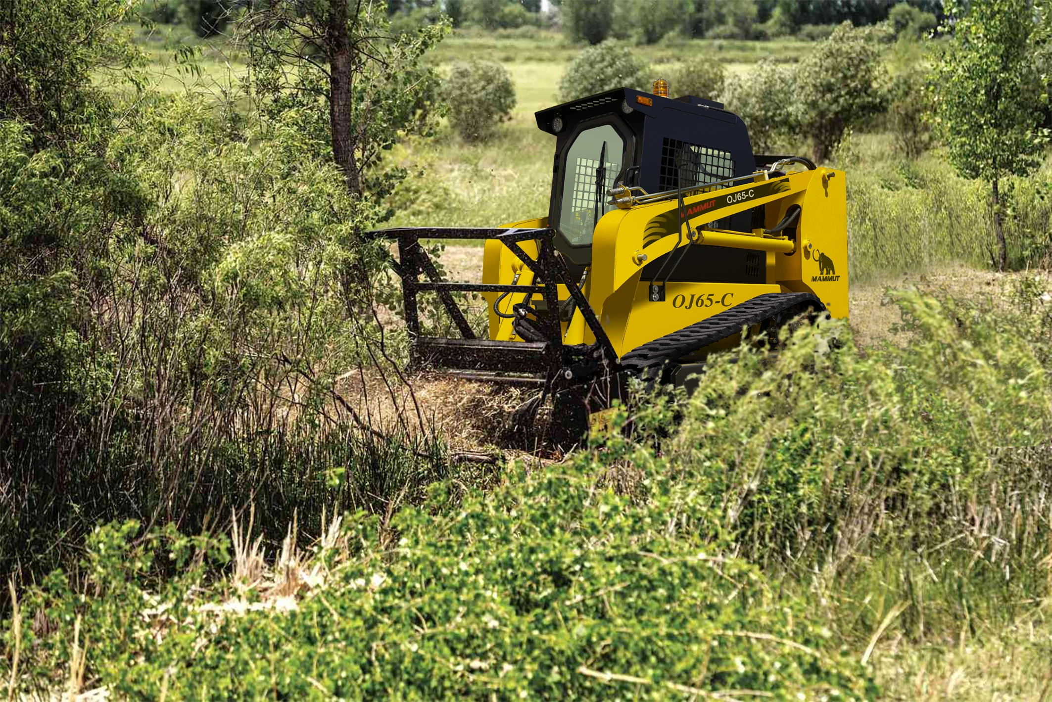 Tracked Epa4 Europe5 Skid Steer Loader OJ65-C - High Efficiency