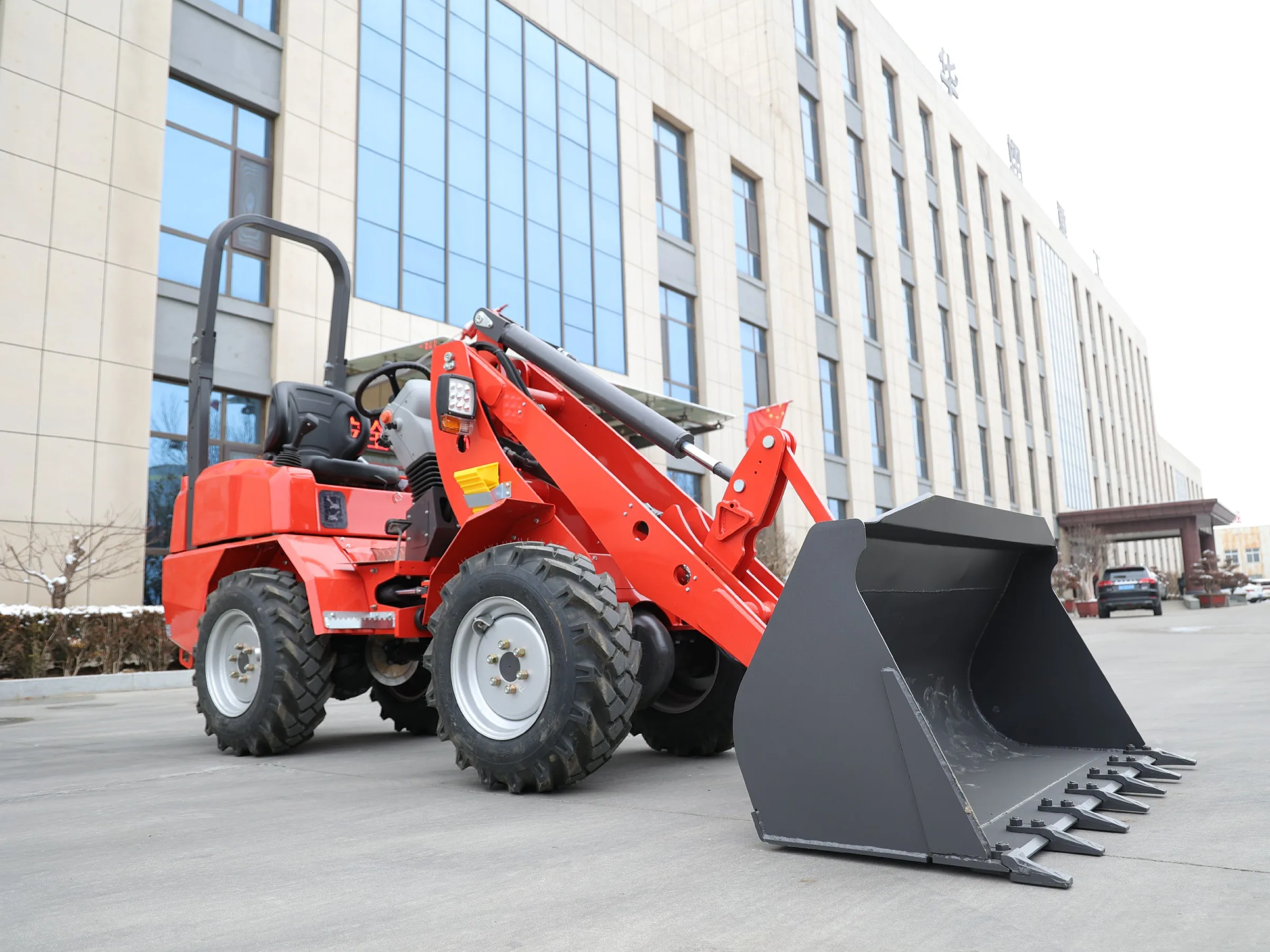 LEITE Mini Front End Loader Small Wheel Loaders New Design Home Wheel ...