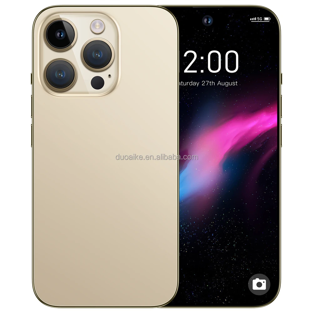 Wholesale Original I14 Pro Max 12+512g Celular Android 13 Smartphone 5g ...