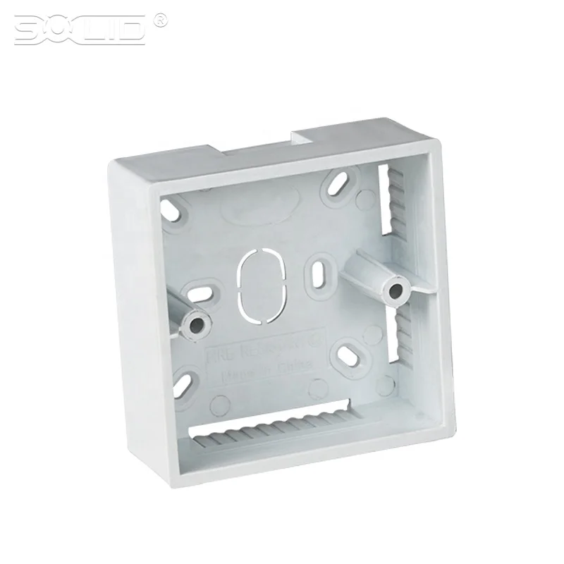 British Standard Electrical Box Plastic Box Shallow Pvc Switch Boxes ...