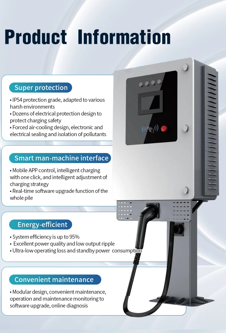 Residential Dc Ev Charger 20kw 30kw 40kw Ccs 2 Gbt Floor-mounted Dc Ev ...