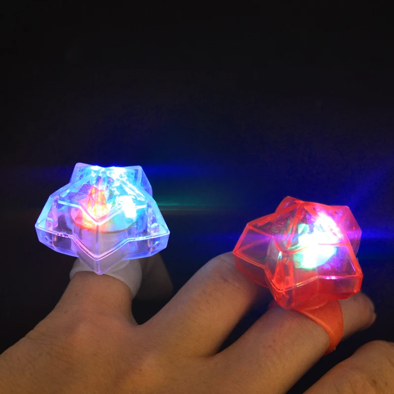 American Flag Color Light Independence Day Jewelry Flashing White Blue ...