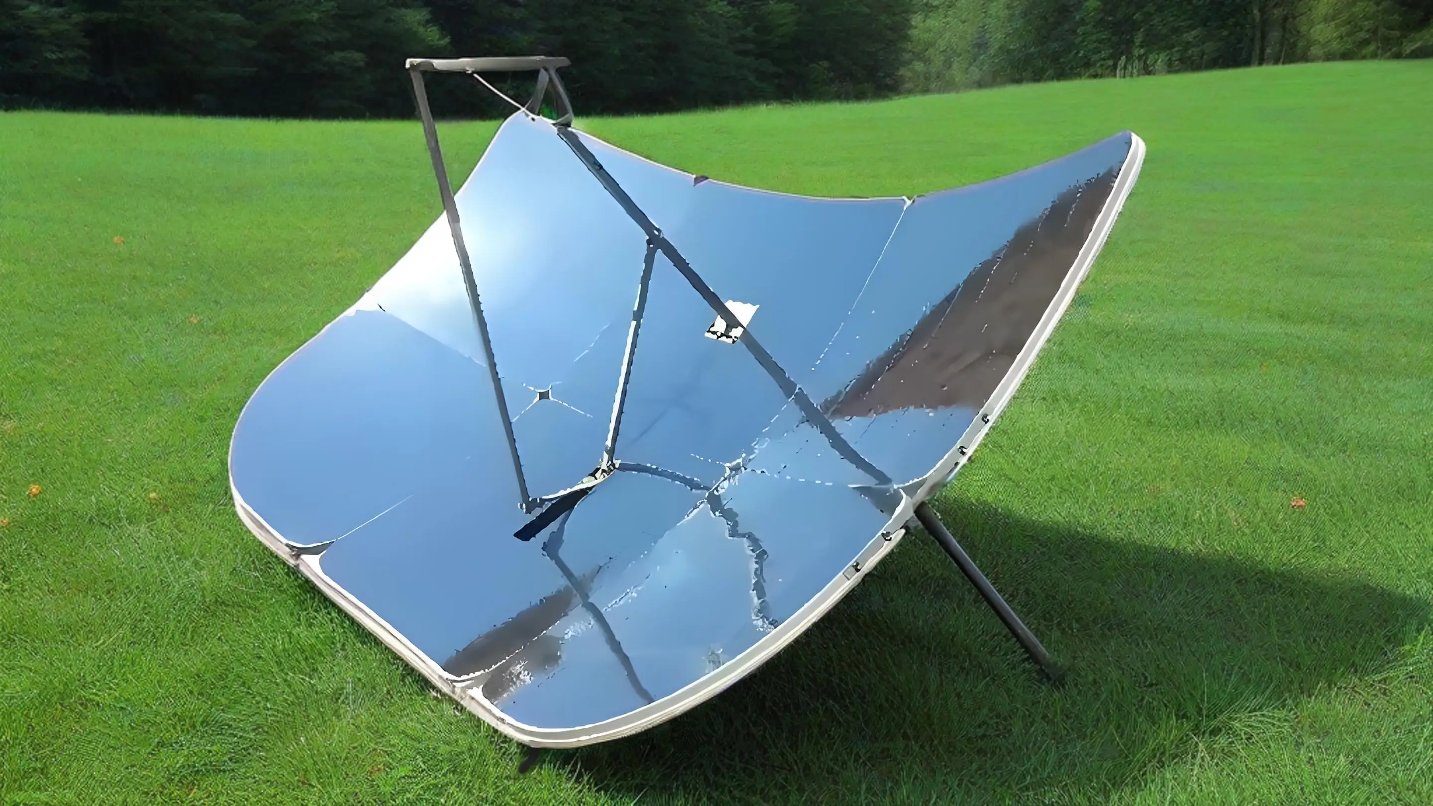 Portable 2200W Solar Cooker - Efficient Outdoor Cooking