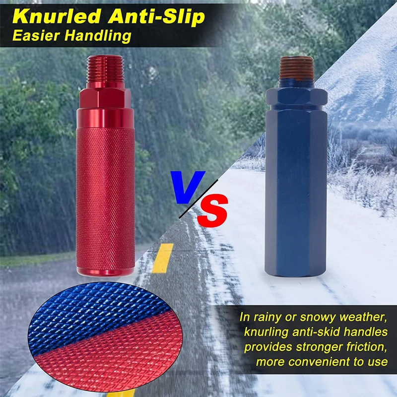 Anodized Aluminum Gladhand Grips - Easier Truck Coupling