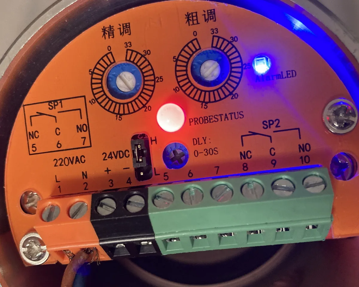Capacitive Water Level Switch - Reliable Chili Capacitance