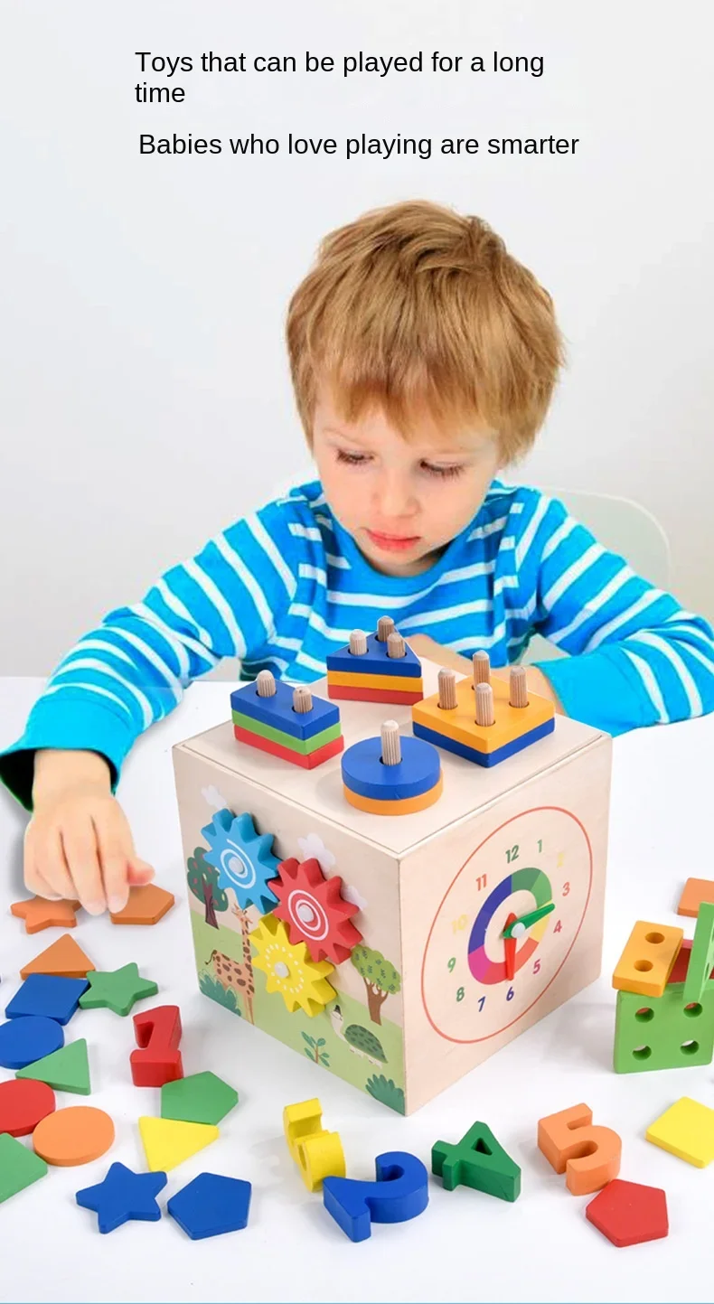 Montessori Multifunction Treasure Chest Children Early Educational ...