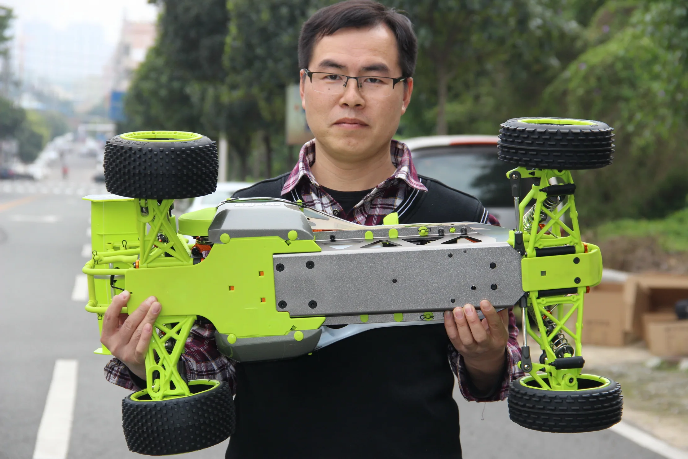 SY Baja RC Petrol Car 1/5 2.4G RWD 80km/h 29cc Nitro RC Buggy