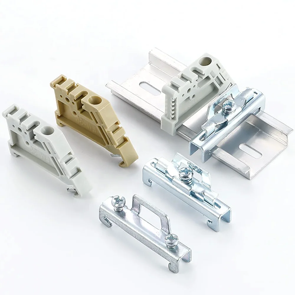 35mm C45 Guide Rail Holder Clip on DIN Rail End Stopper