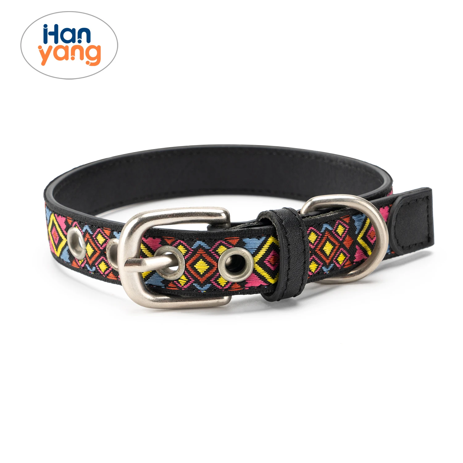 HanYang OEM Embroidered Design Dog Collar and Leash Set Embroidery ...