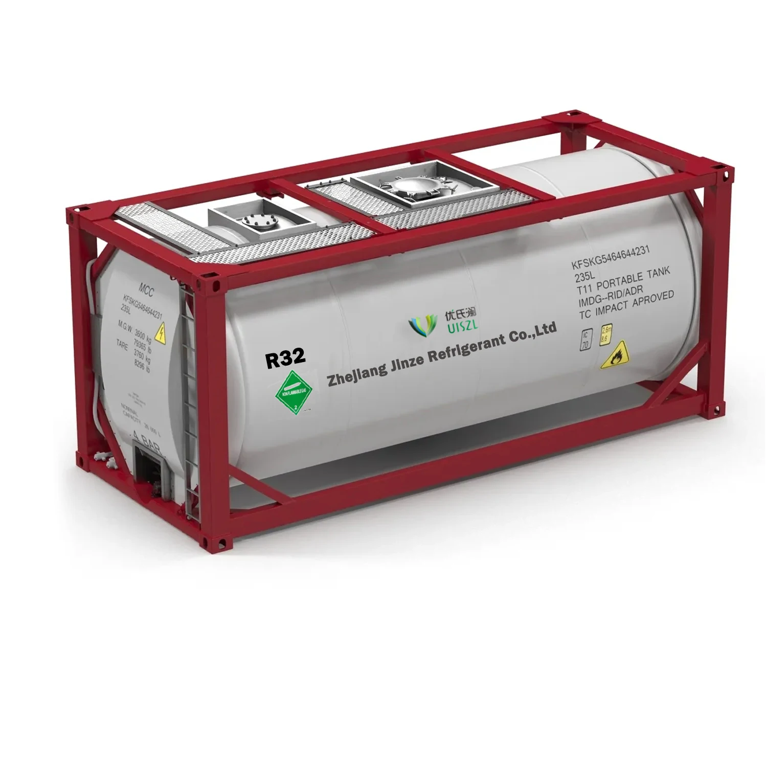 R32 Refrigerant Gas Uiszl Oem R32 Gas Cryogen Refrigerant R32 Hot ...