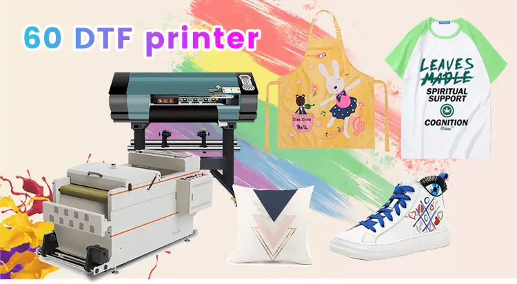 60cm 24 13200 600mm Printing 60 Cm Dtf Printer With Powder Shaking ...